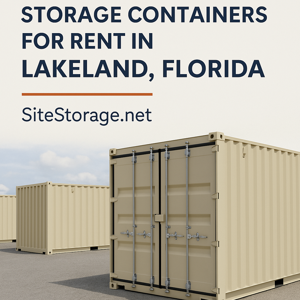 Affordable Storage Containers for Rent in Lakeland, Florida - Site ...